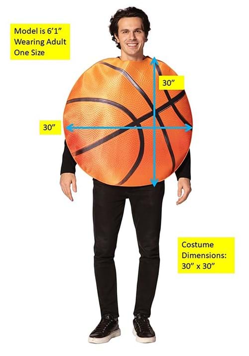 Get Real Basketball Adult Costume