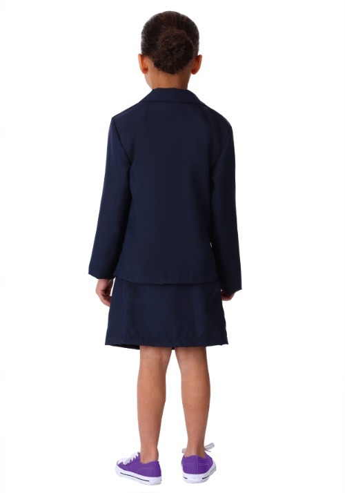 Odd Squad Girl's Ms. O Navy Suit Costume