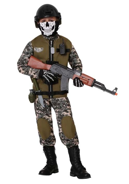 Kids Camo Trooper Costume W/ Accessories | Exclusive