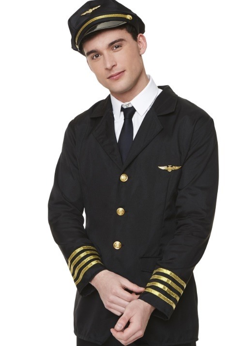 Men's Airplane Pilot Costume