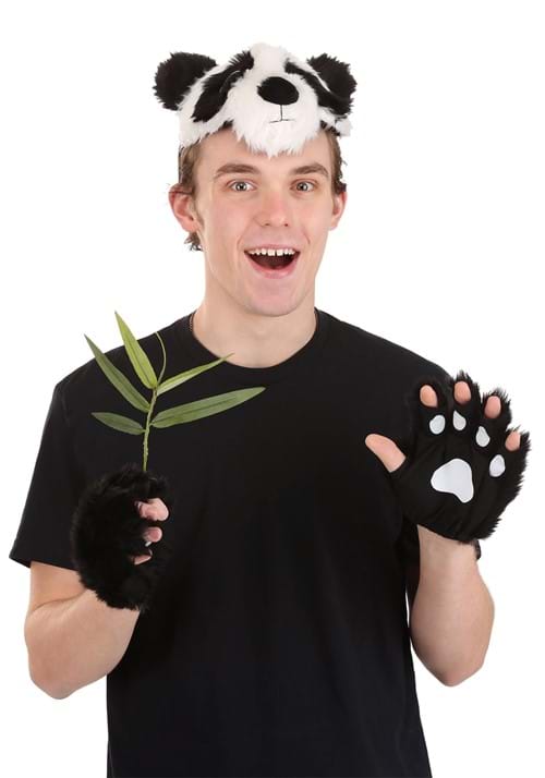 Panda Plush Headband & Paws Costume Kit | Panda Costumes