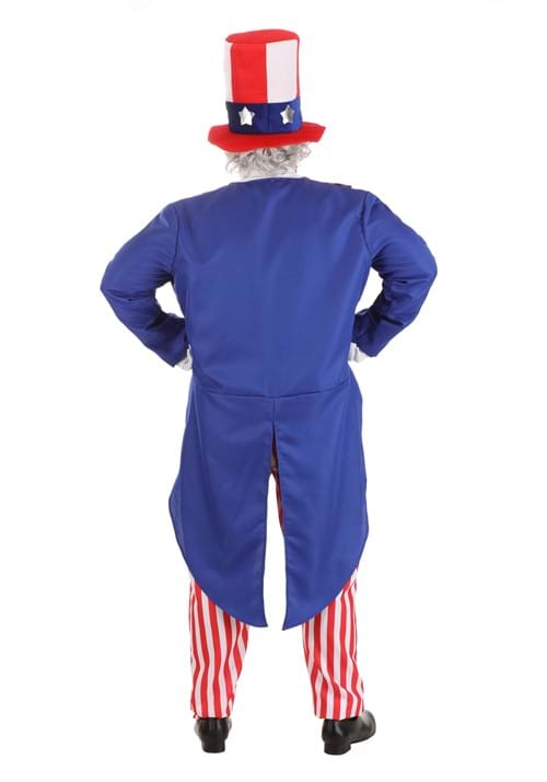 Plus Size Deluxe Uncle Sam Costume for Men | Holiday Costumes