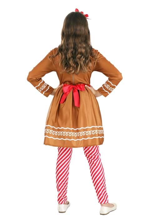 Gingerbread Girl's Costume Dress