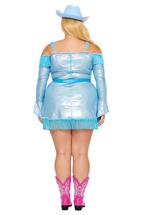 Womens Rhinestone Cowgirl Plus Size Costume