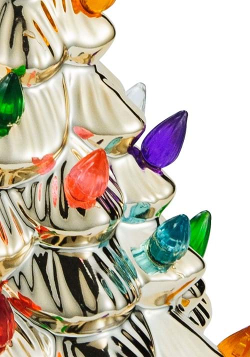 12 Inch Gold Ceramic Christmas Tree | Christmas Home Decorations