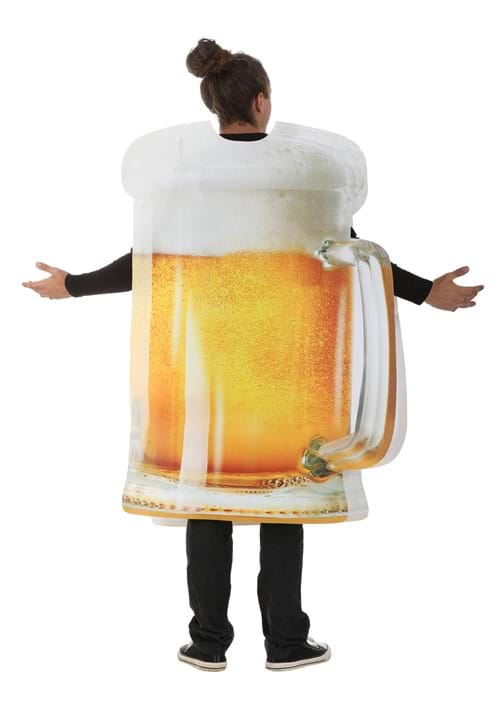 Foamy Beer Mug Costume for Adults | Beverage Costumes