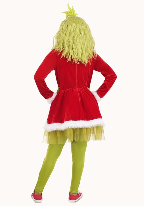 Dr. Seuss Girl's The Grinch Costume Dress | Kid's Grinch Costumes