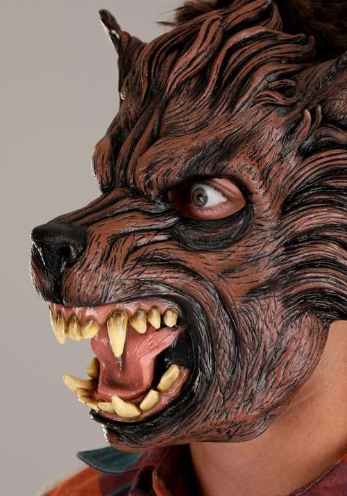 Brown Wolf Adult Mask