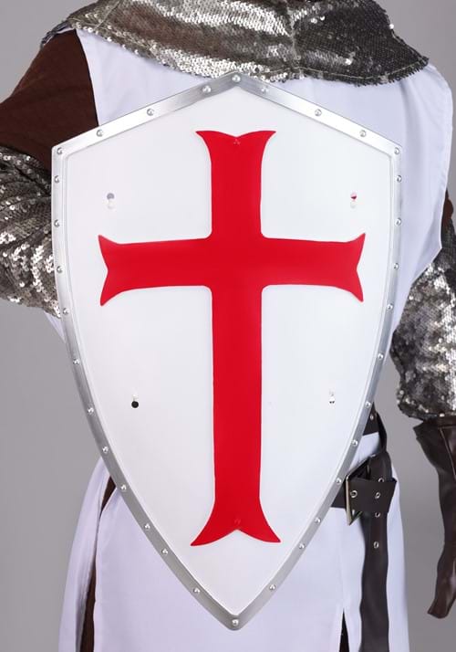 20-Inch Crusader Shield Accessory Prop | Historical Accessories