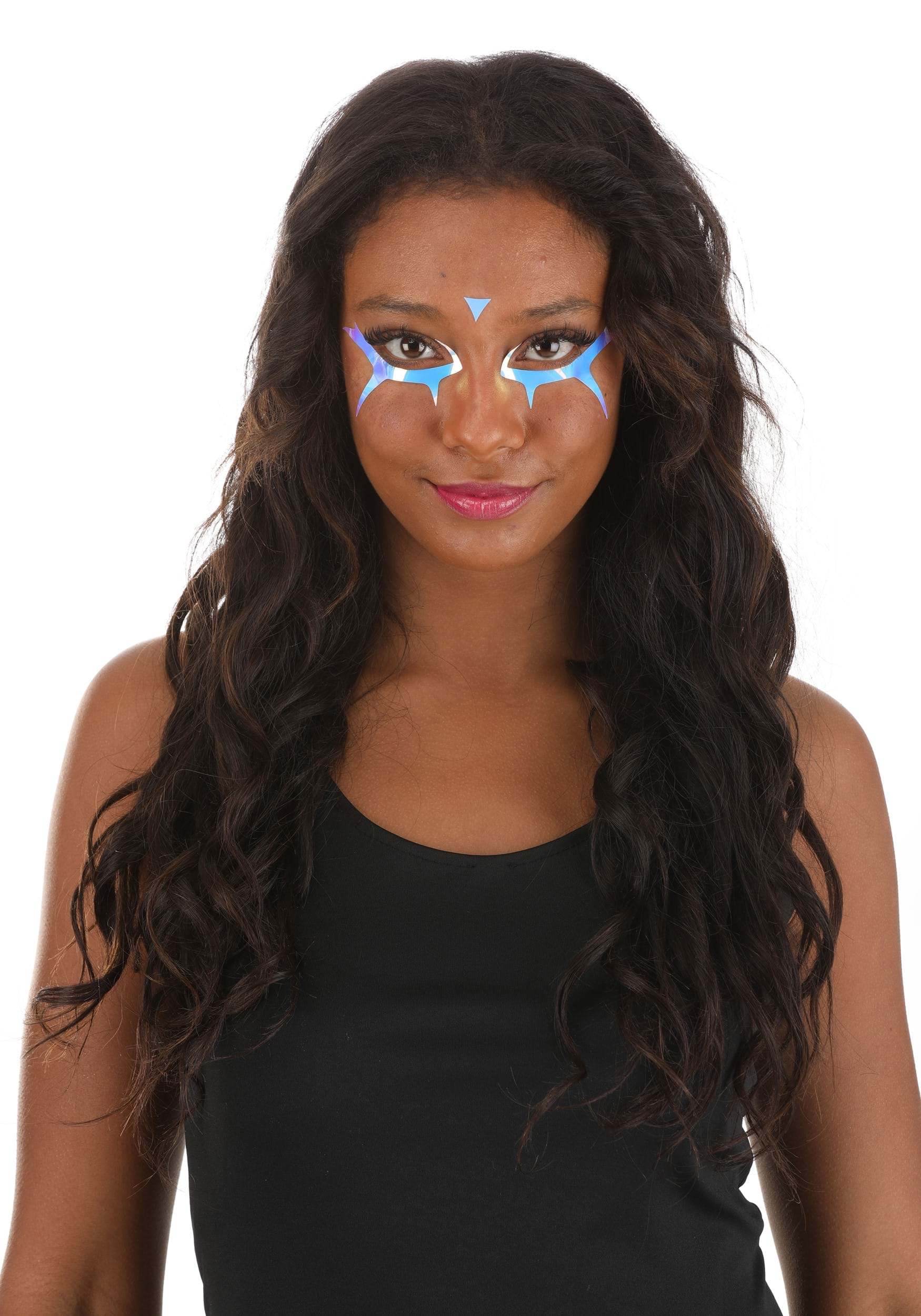 Death Stare Electric Opal Holographic Face Decals