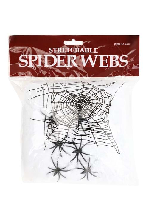 400 Square Foot White Spider Web Halloween Decoration | Spider Webs