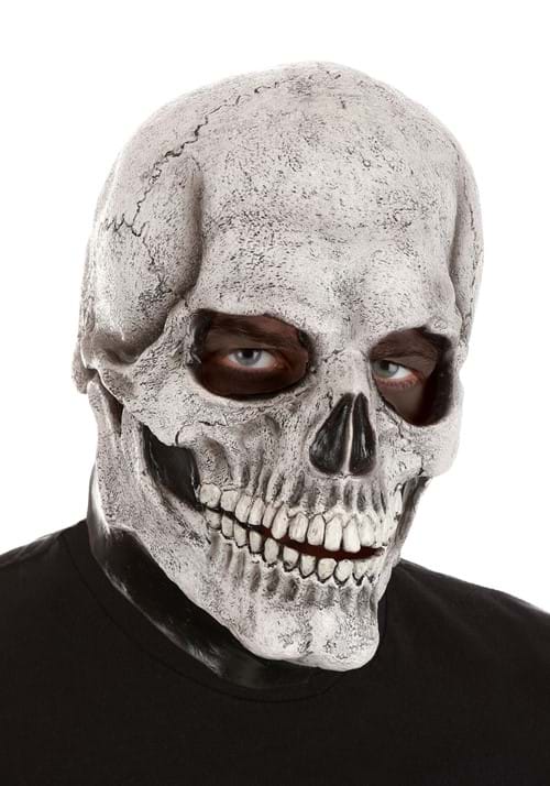 White Full Face Skeleton Mask