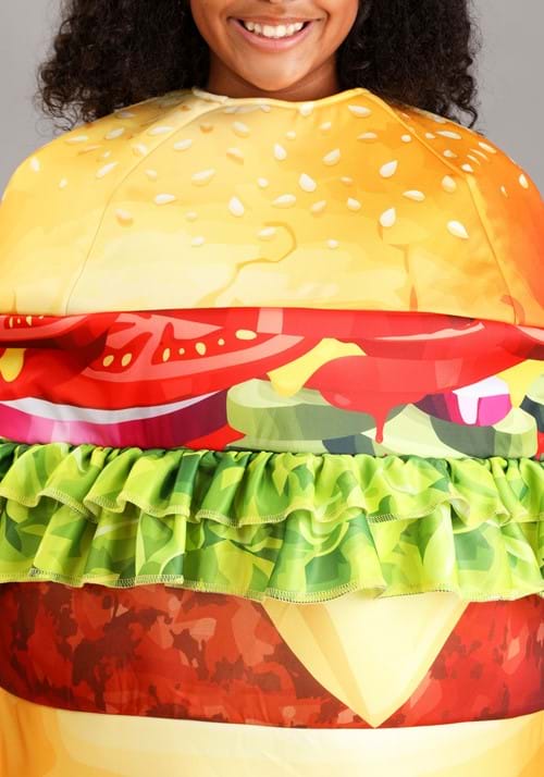 Deluxe Hamburger Kid's Costume | Kid's Food Costumes