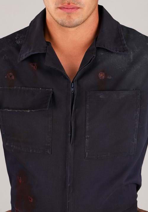 Deluxe Blue Mechanic Coveralls Adult Costume | Movie Costumes