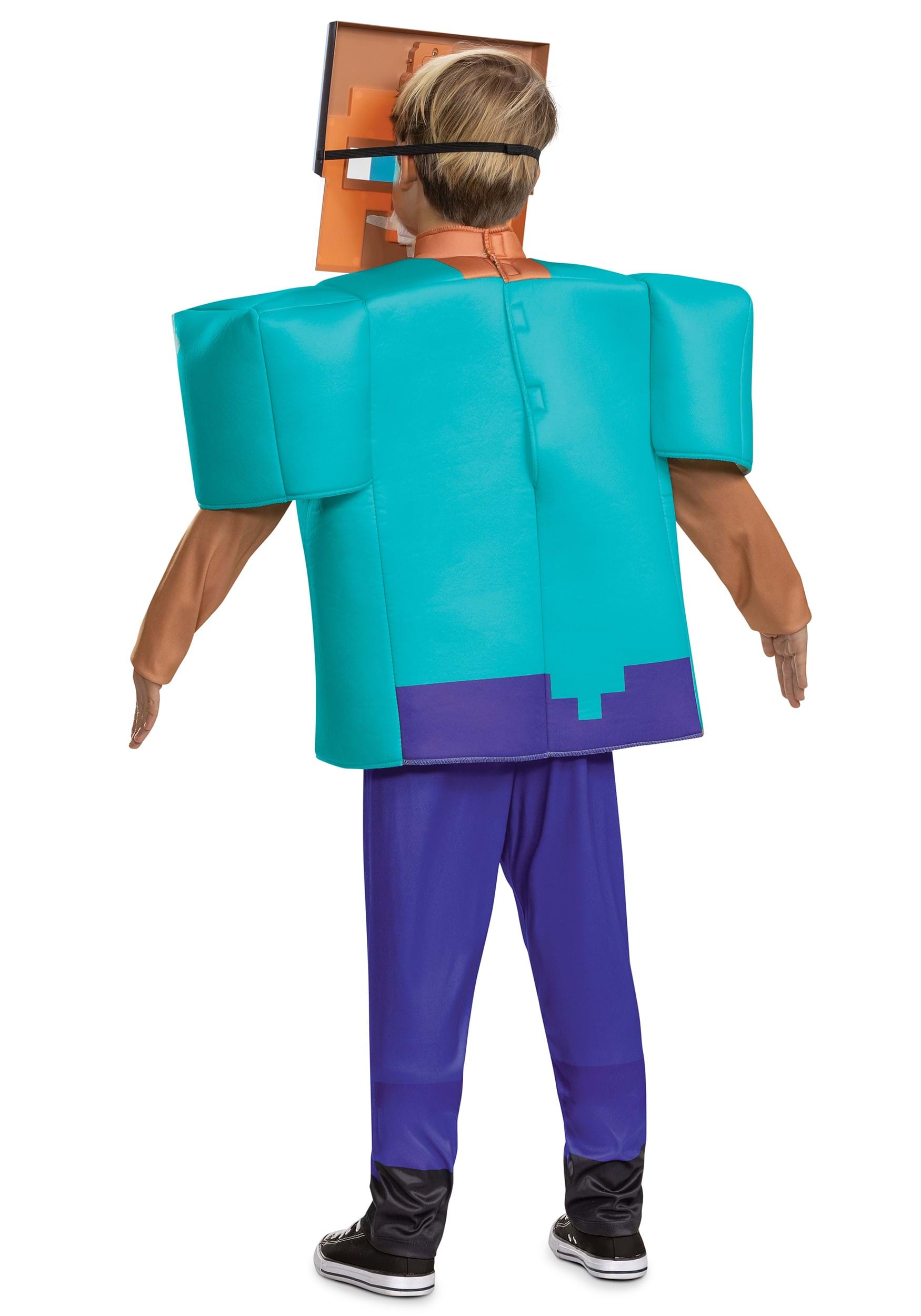 Child Deluxe Minecraft Steve/Herobrine Costume | Minecraft Costumes