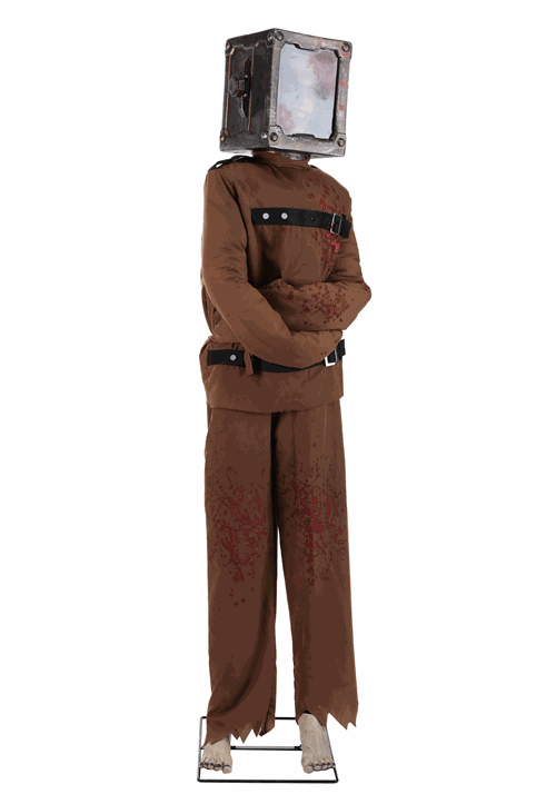 6FT Animated Torture Box Man Decoration | Halloween Animatronics