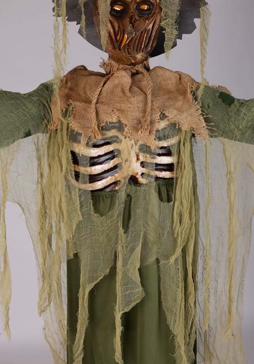 6.5FT Animated Swiping Scarecrow Decoration - Tekky | Halloween Animatronics