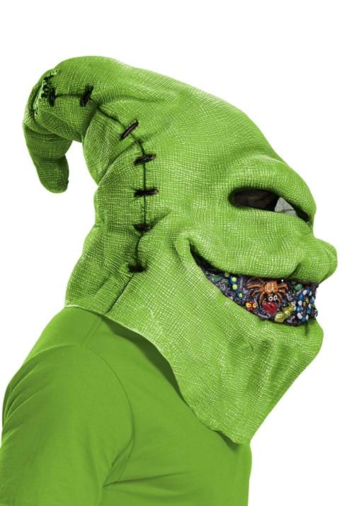 Oogie Boogie Adult Green Vinyl Costume Mask | Nightmare Before ...